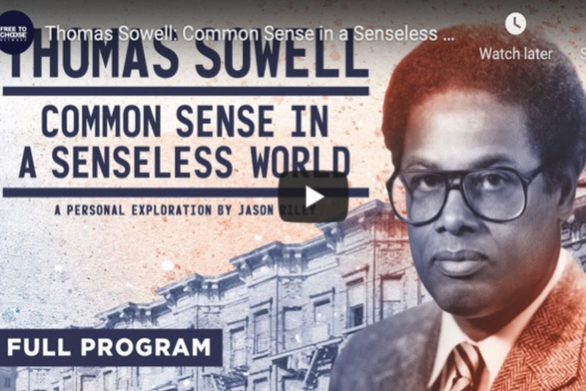 Video: Thomas Sowell – Common sense in a senseless world – OpentheWord.org