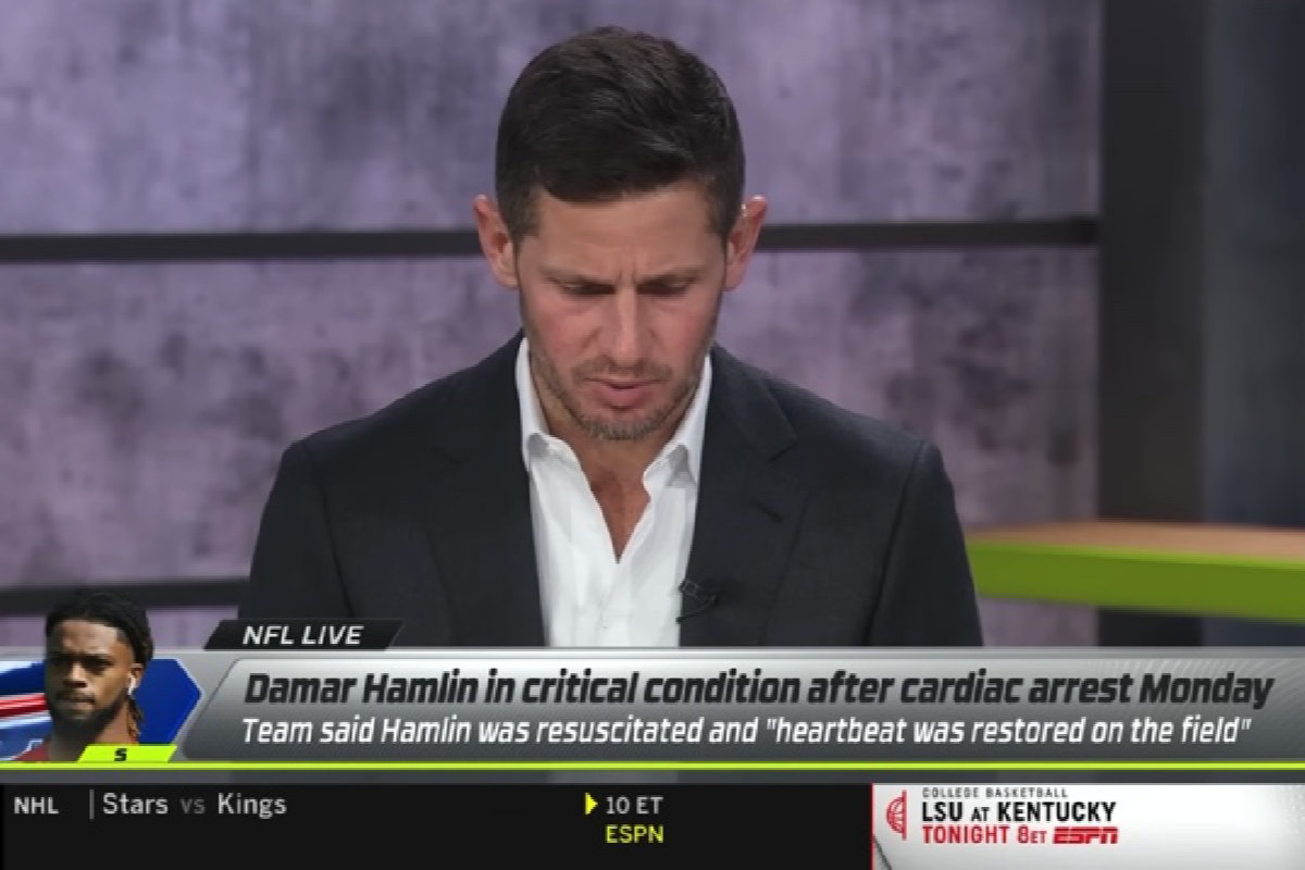 Taking risks: ESPN analyst prays for critically sick Buffalo Bills ...