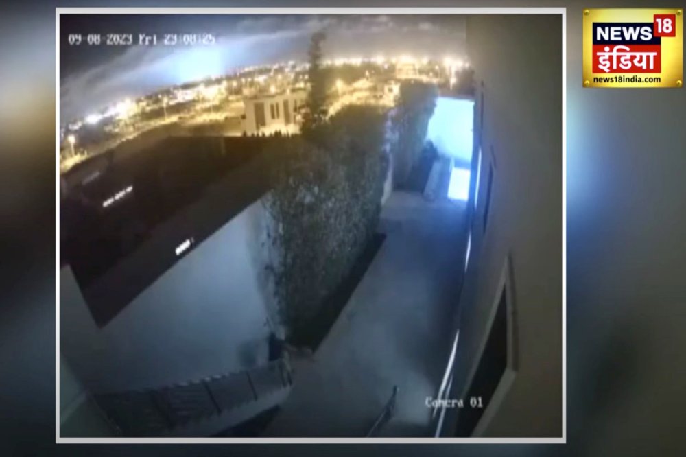 Videos of mysterious blue lights flashing in the night sky after the ...